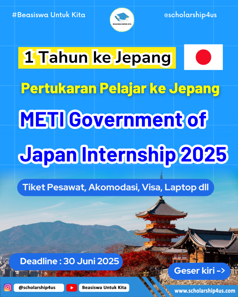 METI Government of Japan Internship 2025 – Scholarship4us